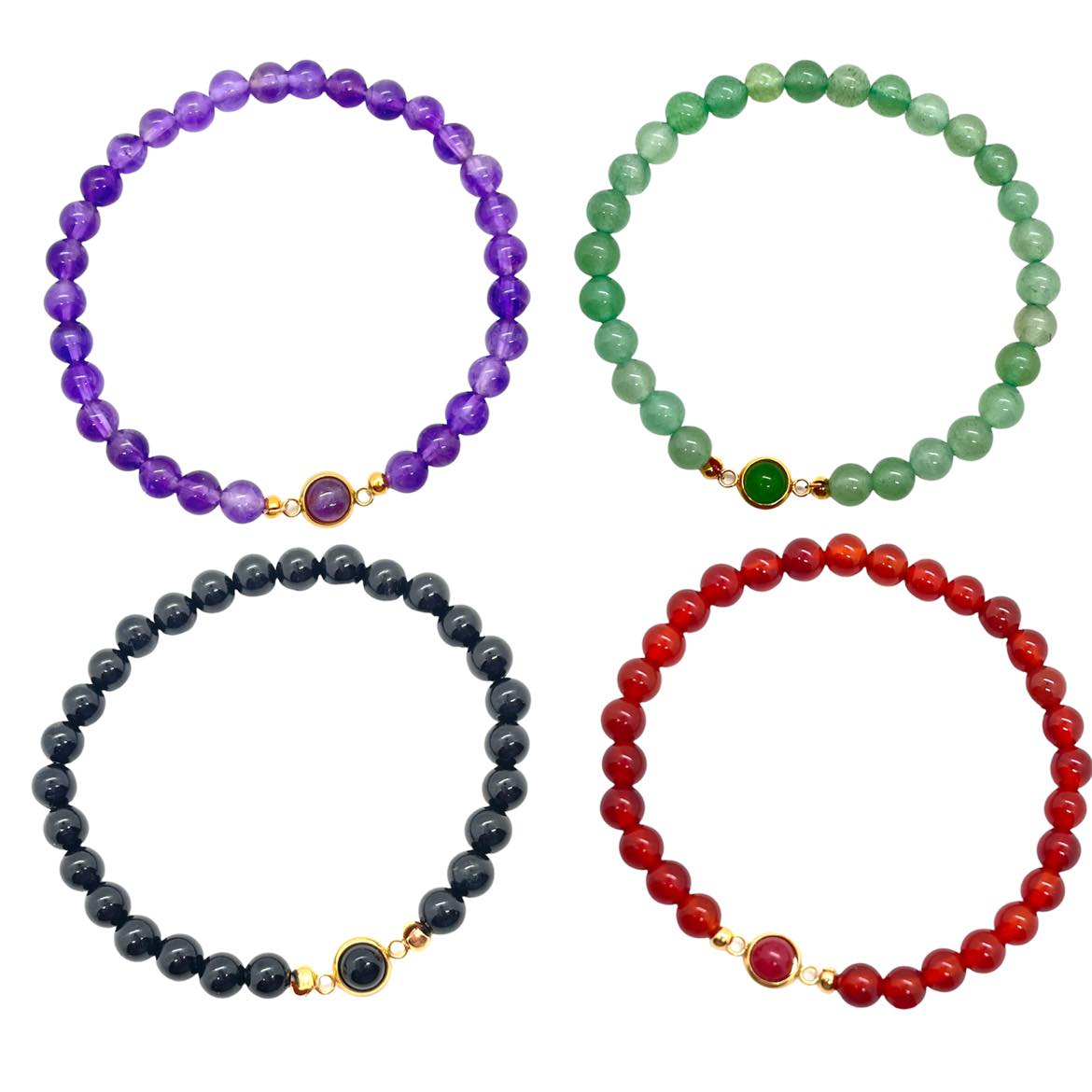 Bracelet en pierre naturelle - Manaia - bijoux & bien être